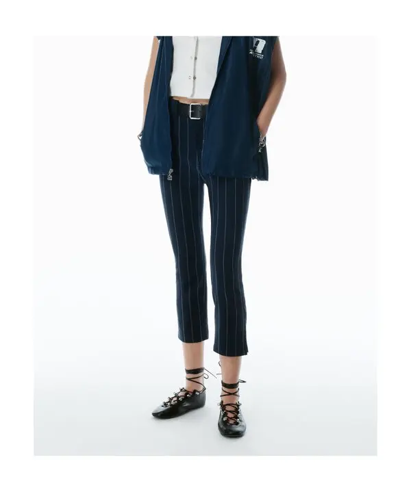 Alexander Wang Pin-striped Capris