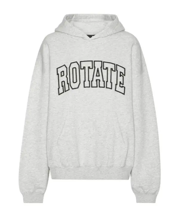 ROTATE BY BIRGER CHRISTENSEN Logo-print Hoodie - Grey