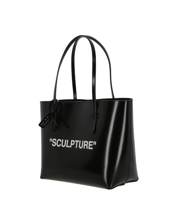 Off-White Slogan Printed Tote Bag