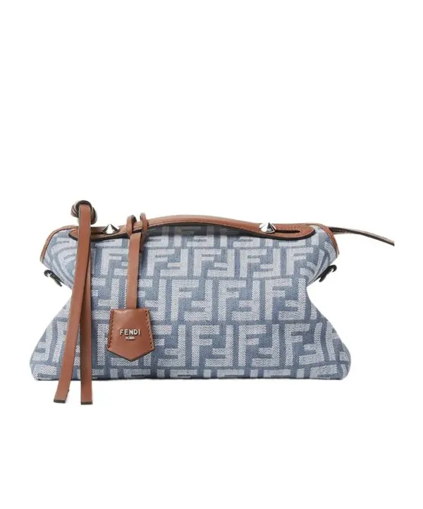 Fendi By The Way Jacquard Shoulder Bag