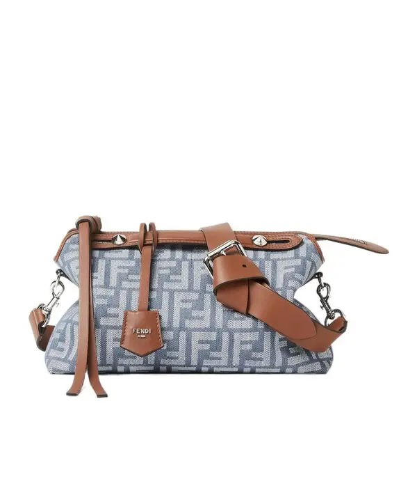 Fendi By The Way Jacquard Shoulder Bag