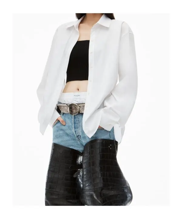 Alexander Wang Shirt With Ribbed Detail