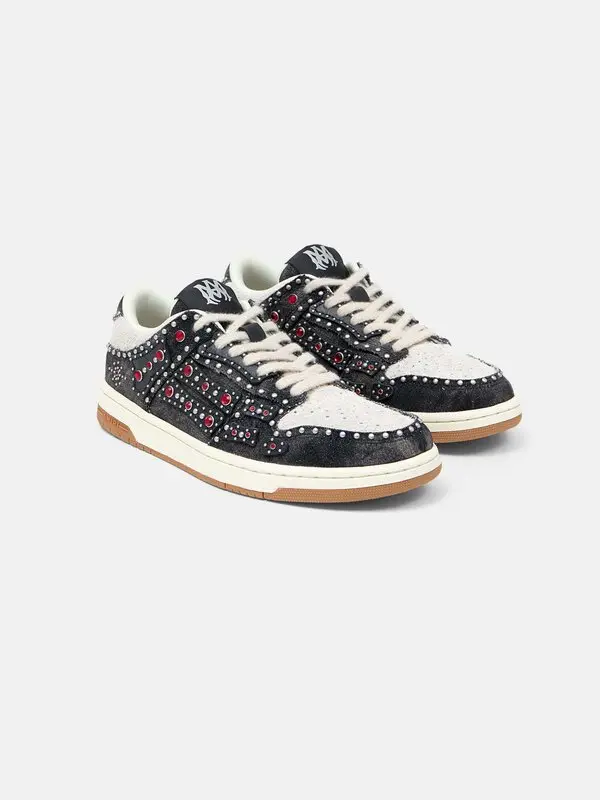 Amiri Studded Low Top Sneakers - Black