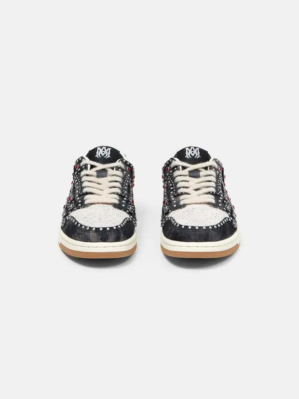 Amiri Studded Low Top Sneakers - Black