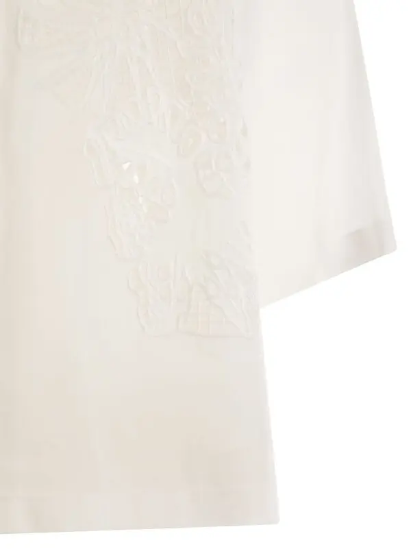 Max Mara Legno Embroidered Button-up Shirt - White