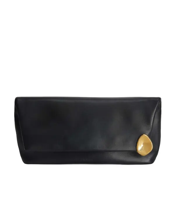 JIL SANDER Jewel Zip Clutch Bag