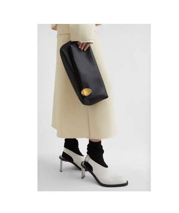 JIL SANDER Jewel Zip Clutch Bag