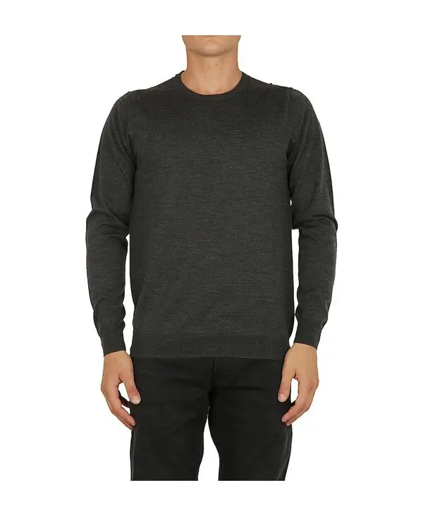 PAOLO PECORA Crew Neck Sweater - Black