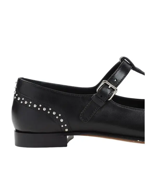 Church's Studded Buckled Mary Jane Flats - Black