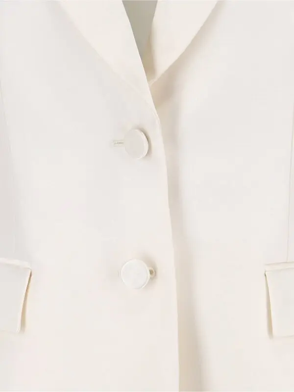Dior Fitted Jacket With Mulberry Silk Satin Covered Buttons