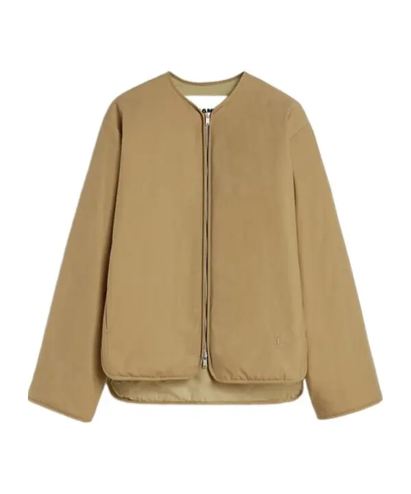 JIL SANDER Logo-embroidered Jacket - Cider