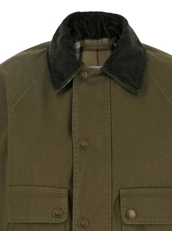 Burberry Long Sleeved Field Jacket With Equestrian Knight Design Tag