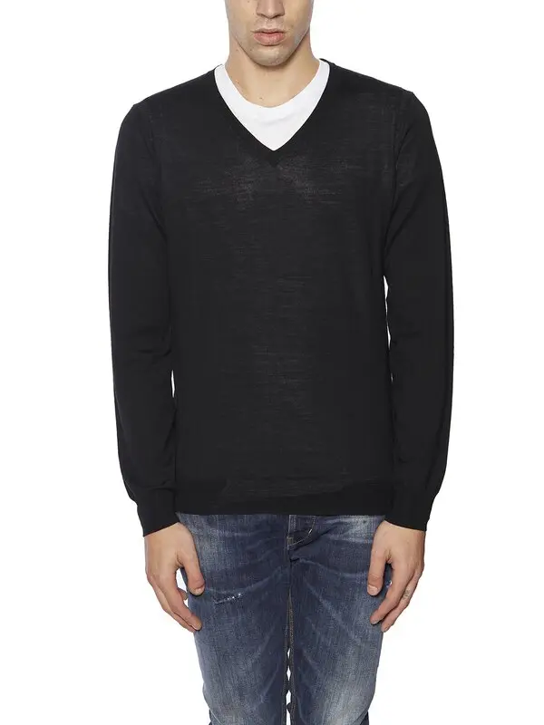 PAOLO PECORA Long Sleeve Zip-up Sweater