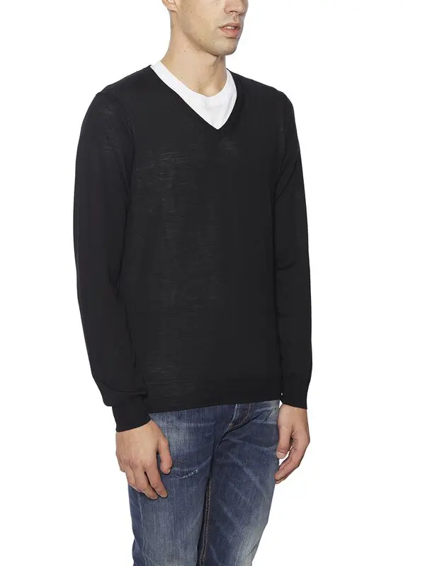 PAOLO PECORA Long Sleeve Zip-up Sweater