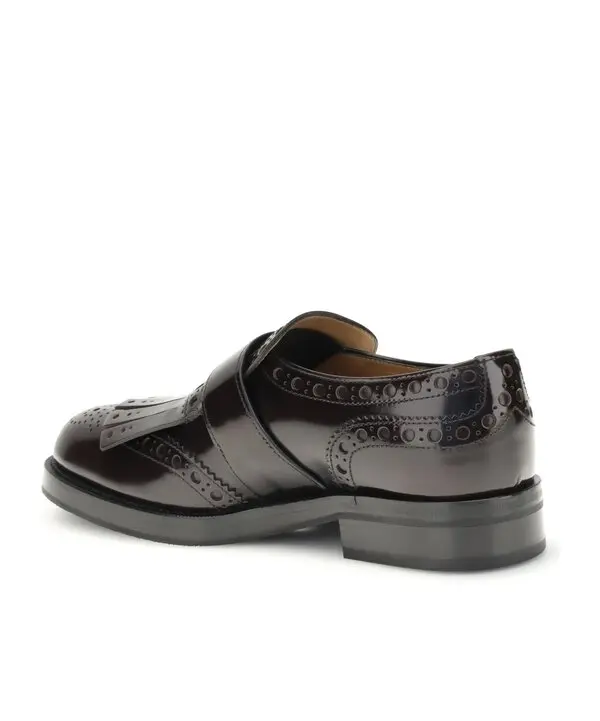 Church's Tassel-embellished Brogue With Buckle Strap - Black