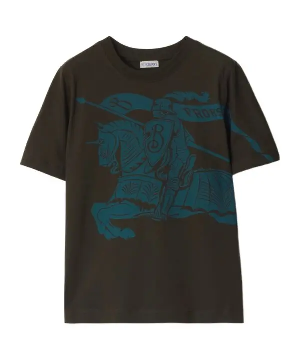 Burberry Equestrian Knight Print Crewneck T-shirt - Snug