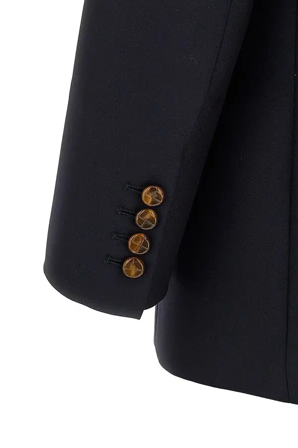 BLAZÉ MILANO First Class Double Breasted Jacket - Black
