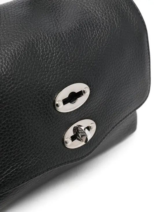 ZANELLATO Baby Postina Studded Shoulder Bag - Black