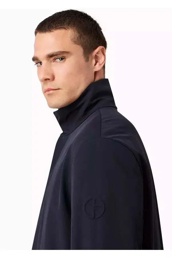 Giorgio Armani Concealed Fastened Straight Hem Parka