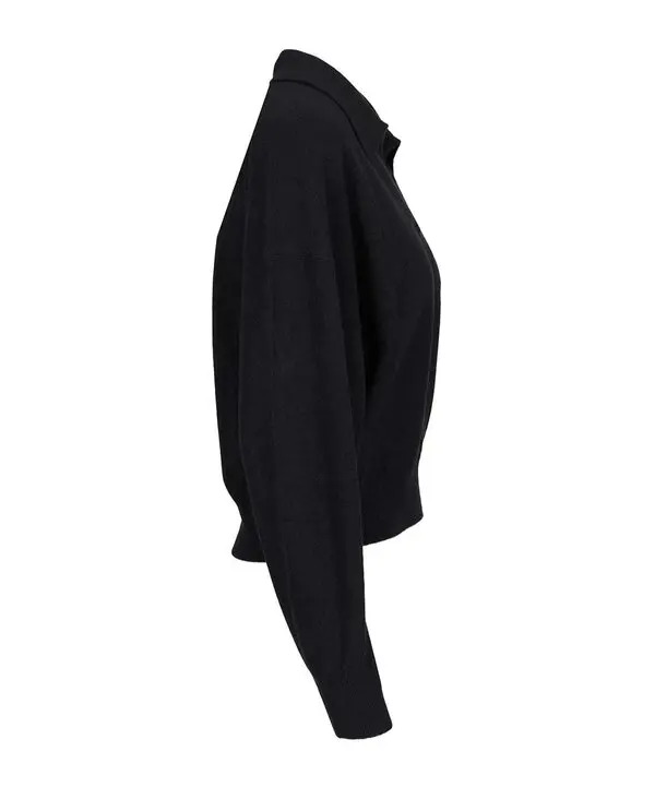 LISA YANG Katriel Loose Polo Knitted Sweater - Blue