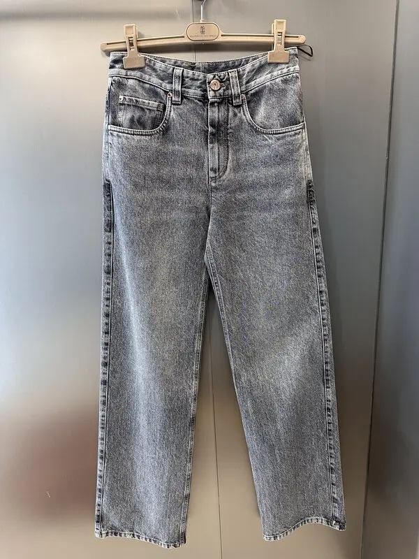 Brunello Cucinelli Belt Loops Five Pocket Jeans