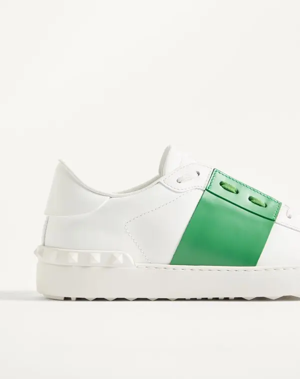 Valentino Garavani Open Sneakers With Perforated Details - White