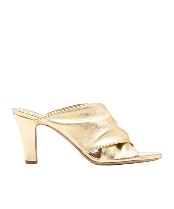 Paris Texas Round Toe High Heeled Sandals