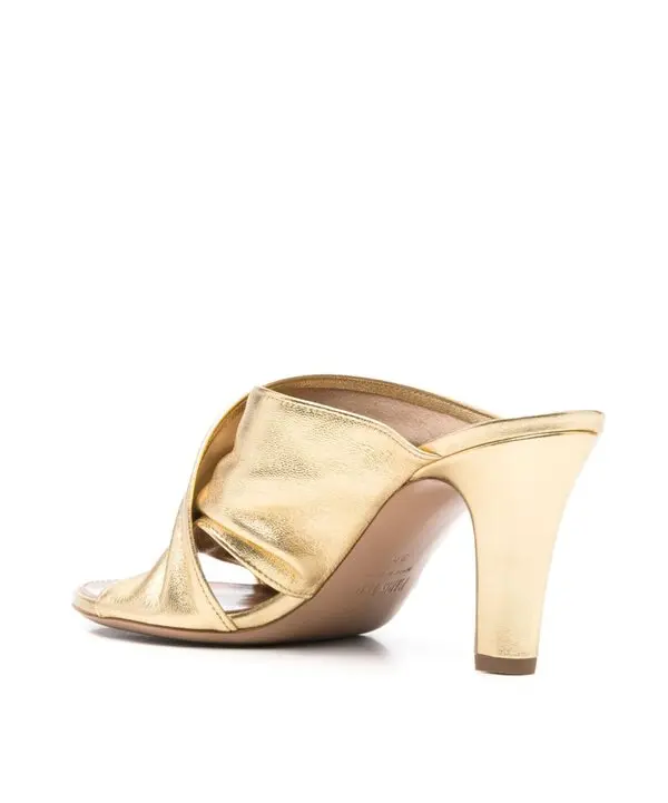 Paris Texas Round Toe High Heeled Sandals