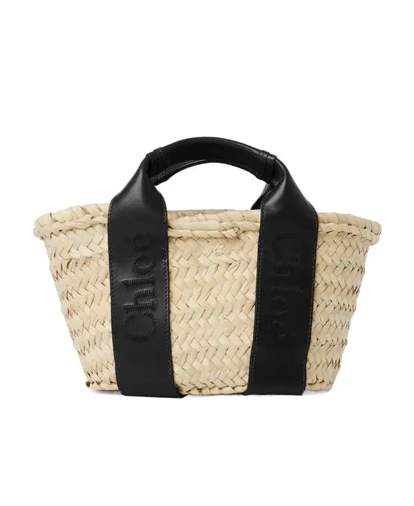 Chloé Sense Small Woven Basket Bag
