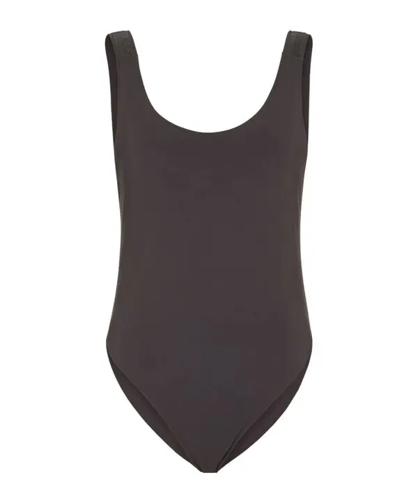 Brunello Cucinelli Sleeveless One-piece Swimsuit - Cedar Brown