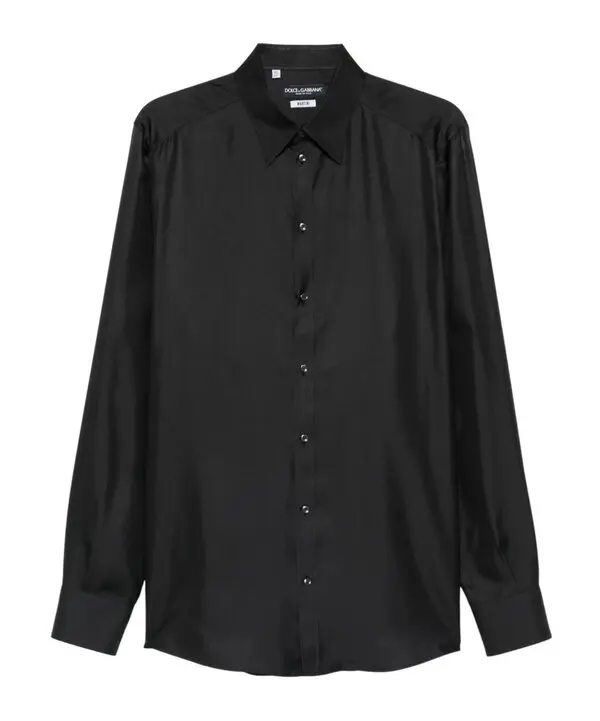 Dolce & Gabbana Dolce Gabbana Long-sleeved Shirt - Black