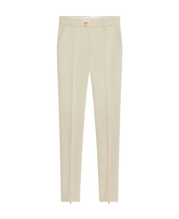 Givenchy Logo Plaque Slim Fit Stirrup Pants