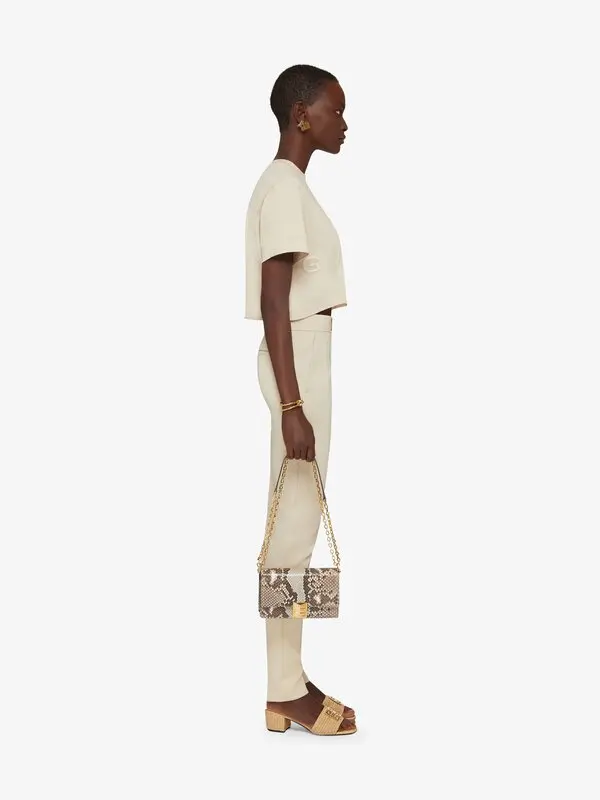 Givenchy Logo Plaque Slim Fit Stirrup Pants