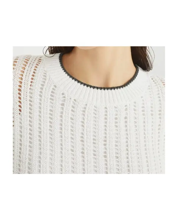 Brunello Cucinelli Ribbed-knit Short-sleeved Dress