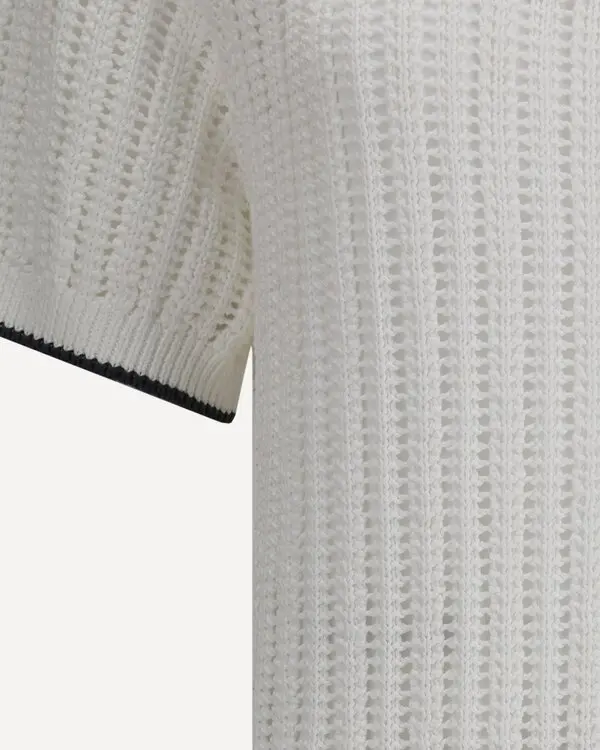 Brunello Cucinelli Ribbed-knit Short-sleeved Dress