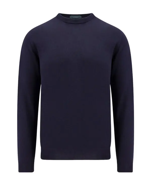 ZANONE Crewneck Long-sleeved Jumper - Black