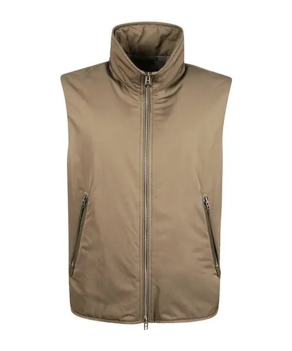 TOM FORD Sleeveless Vest With Zip Closure