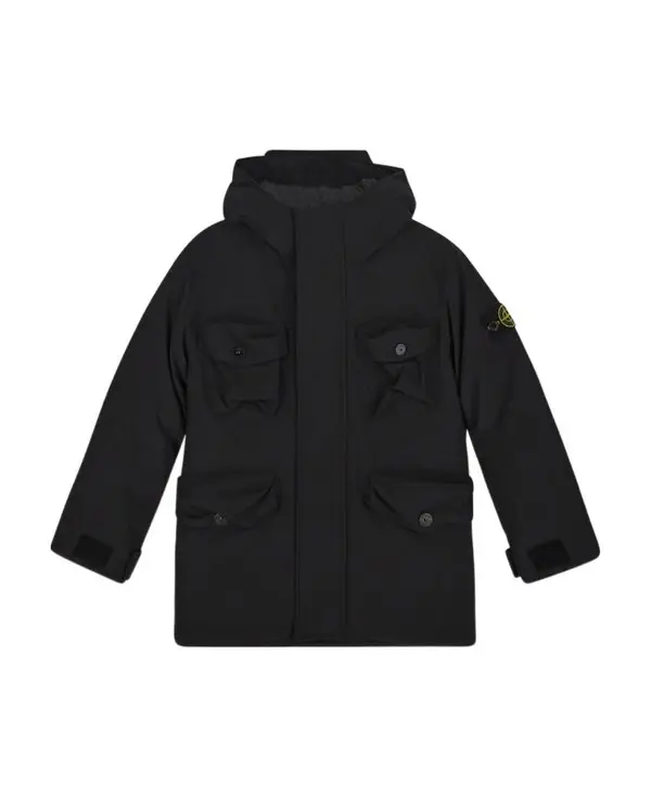 Stone Island Hooded Cargo Pocket Jacket
