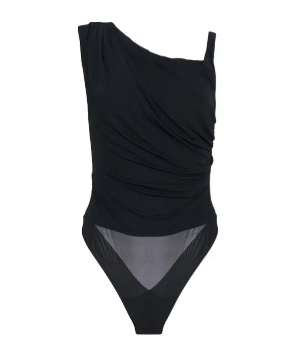 Elisabetta Franchi Bodysuit With Embellished Shoulder Detail