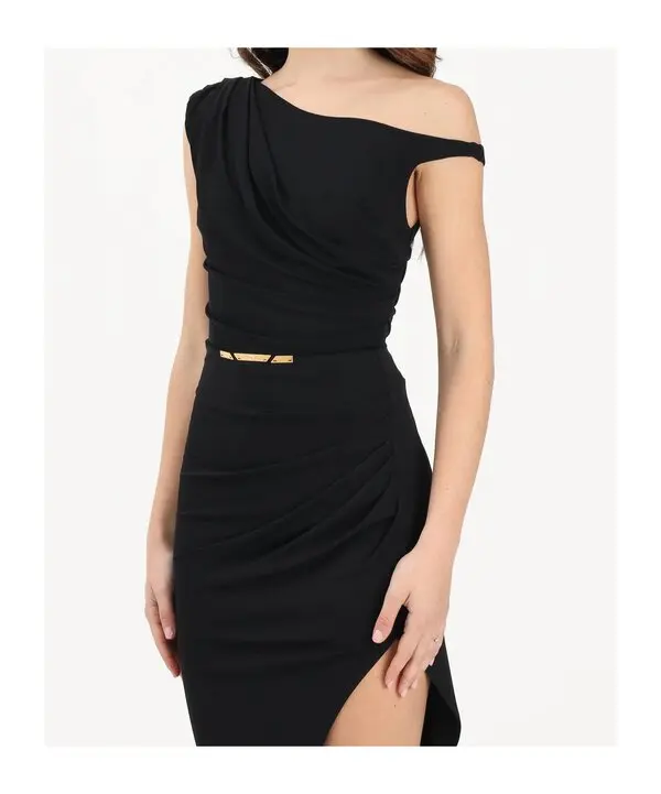 Elisabetta Franchi Bodysuit With Embellished Shoulder Detail