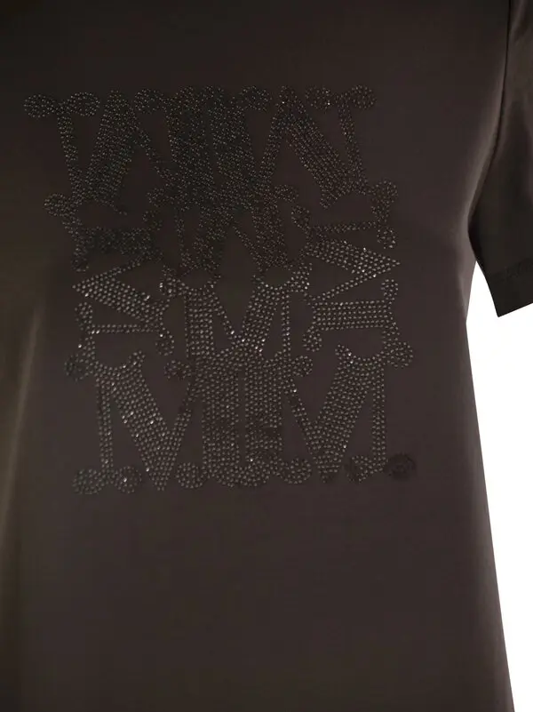 Max Mara Giovane Embroidered Crewneck T-shirt - Brown