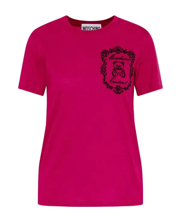 Moschino Embroidered Logo Crewneck T-shirt