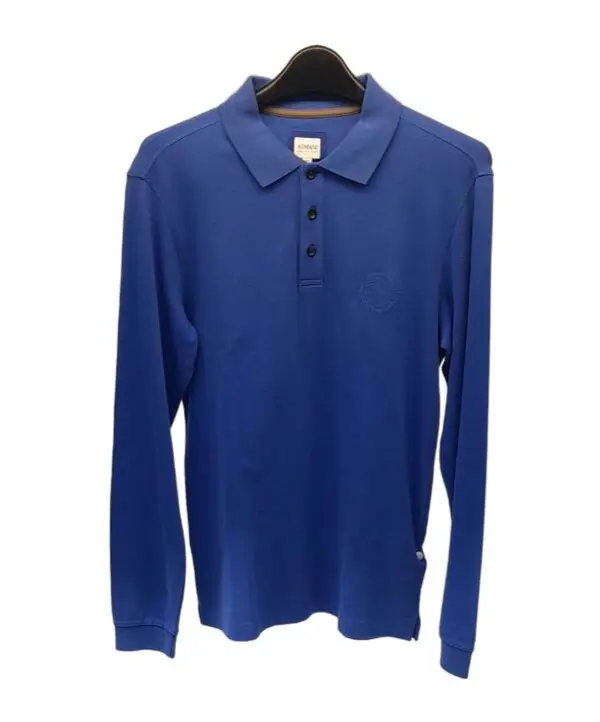 Emporio Armani Logo Long-sleeved Polo Shirt