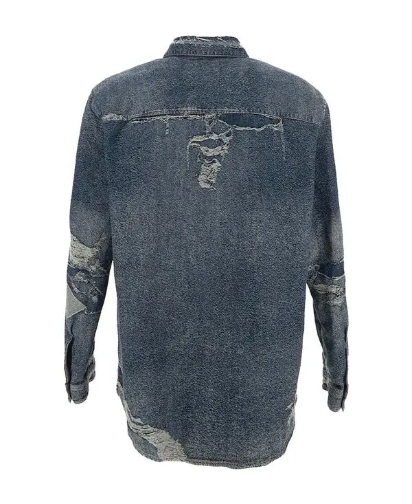 DIESEL® Distressed Denim Shirt
