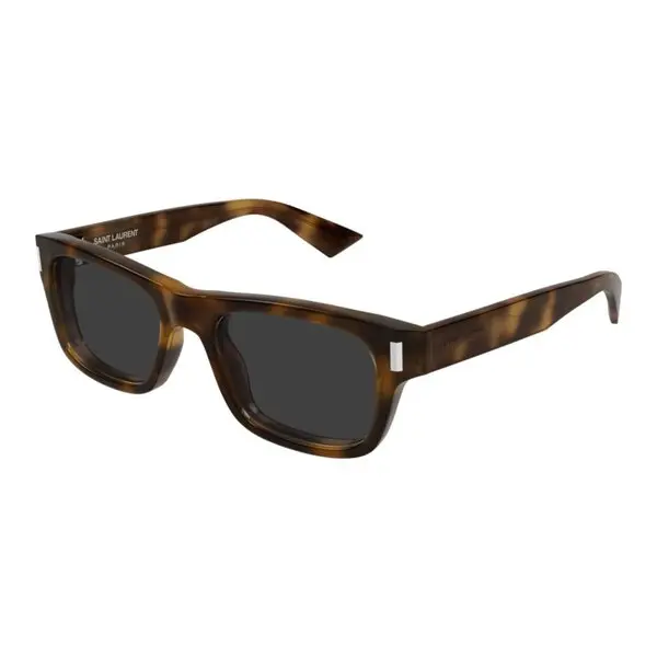 Saint Laurent Rectangle Frame Sunglasses - Black