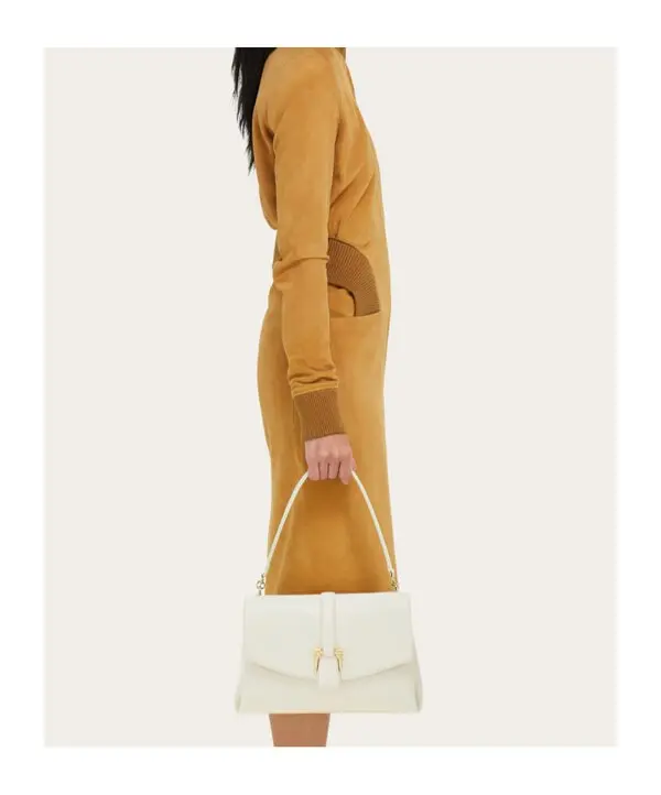 FERRAGAMO Logo Buckle Shoulder Bag