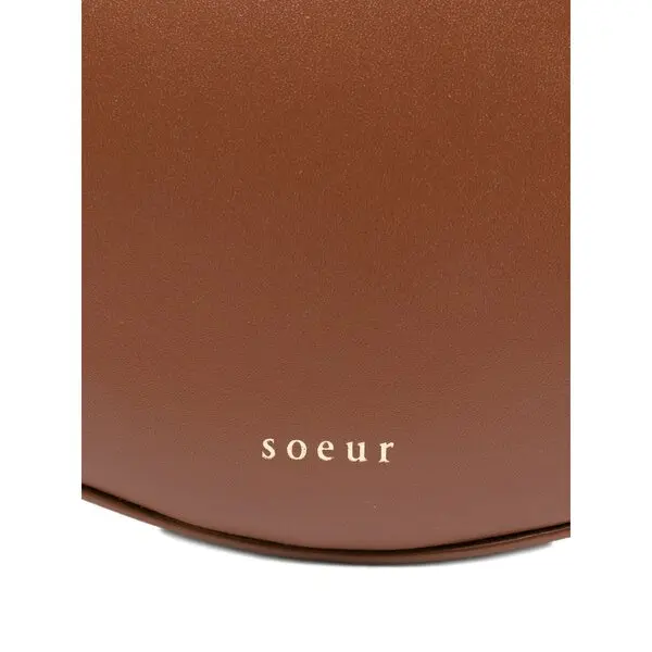 Soeur Small Wino Leather Shoulder Bag - Brown
