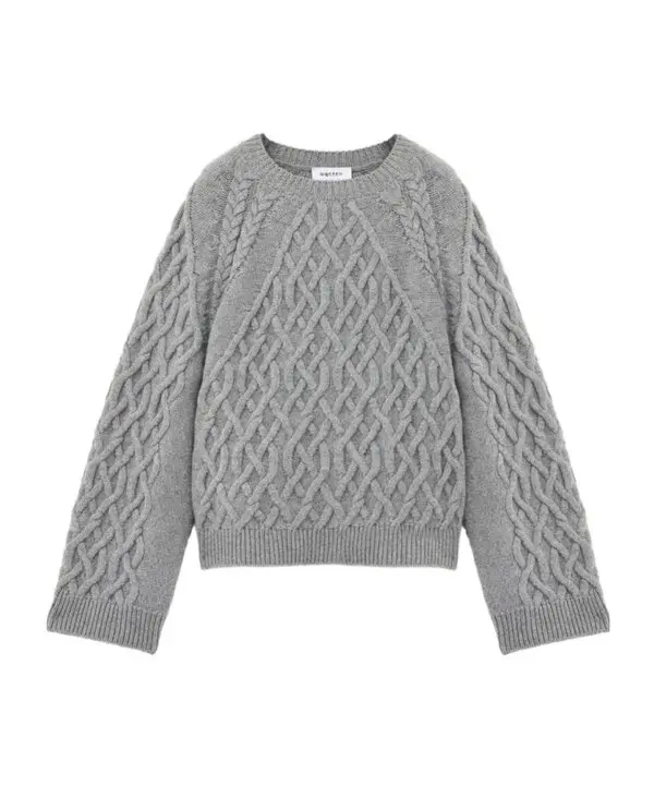 Alexander McQueen Cable Crew Neck Jumper