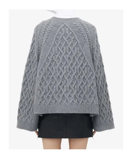 Alexander McQueen Cable Crew Neck Jumper