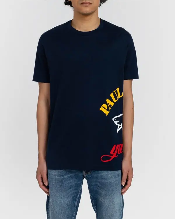 Paul & Shark T-shirt With Round Neck And Short Sleeves
